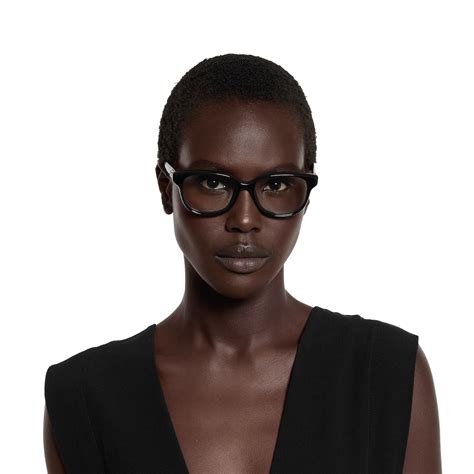 Rectangular Optical Frame In Black Gucci® Us