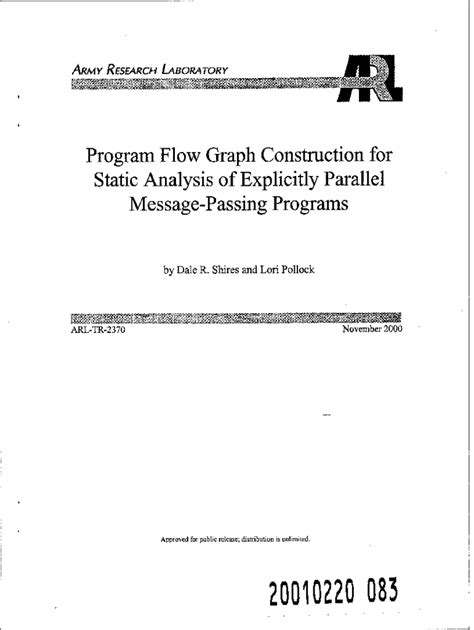 Fillable Online Program Flow Graph Constructionrequest Pdf Fax Email