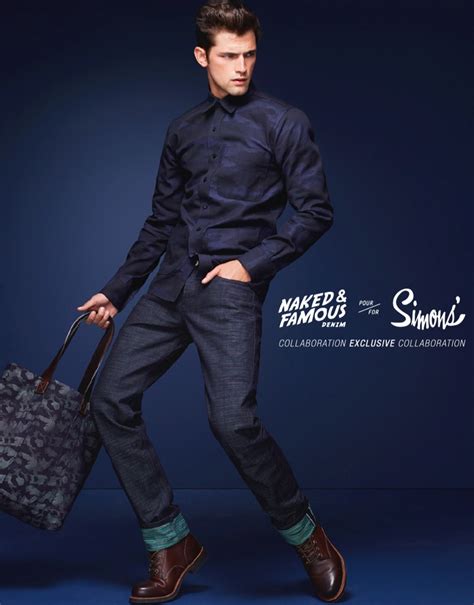 Simons Taps Sean Opry To Front Their Collaboration With Naked And Famous Denim The Fashionisto