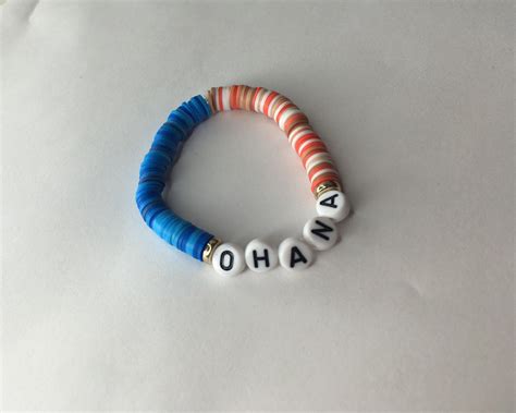 Lilo And Stitch Clay Bead Bracelet Set Etsy