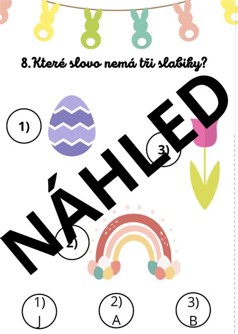 Velikonoční Plotovka Nezařazené K Předmětu Učiteléučitelůmcz