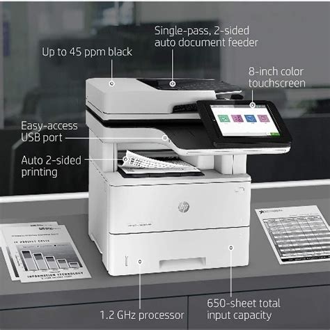 Hp Laserjet Enterprise Mfp M528dn Monochrome All In One Printer With Built In Ethernet And 2 Sided