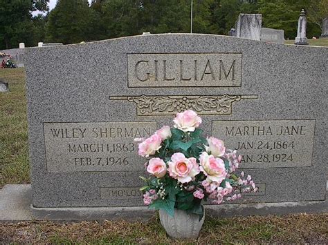 Martha Jane Gilliam 1864 1924 Find A Grave Memorial