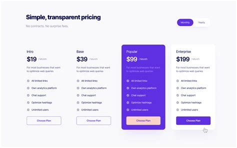 Webflow Pricing Component Flowbase Webflow Pricing Component Flowbase