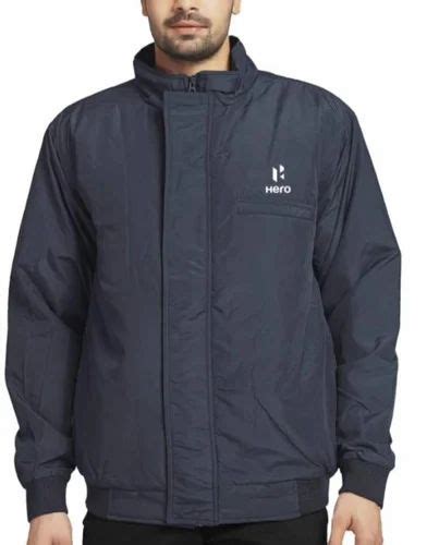 Polyester Blue Mens Corporate Winter Jackets Size Large Unisex At