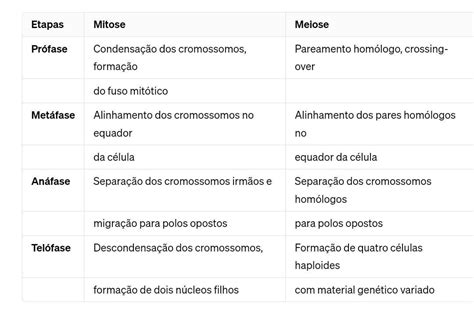 Diferenca Entre Meiose E Mitose Gitedu