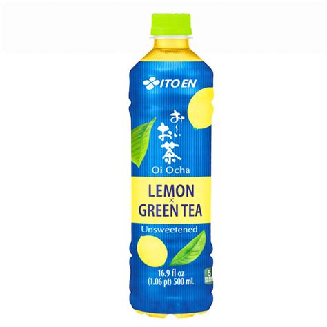 Itoen Ooi Ocha Lemon X Green Tea 169 Fl Oz500ml Gohan Market
