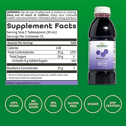Blueberry Concentrate By Dynamic Health Wholesale Nutrition