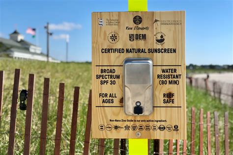 Rhode Island To Install Statewide Natural Sunscreen Dispensers