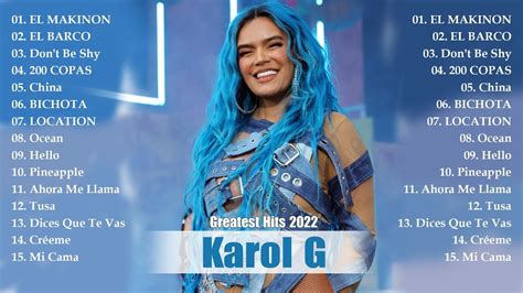 Karol G 2022 Exitos Mix Lo Mas Nuevo Karol G Nuevo Album 2022🎶