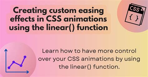 cartisien on linkedin creating custom easing effects in css animations using the linear …