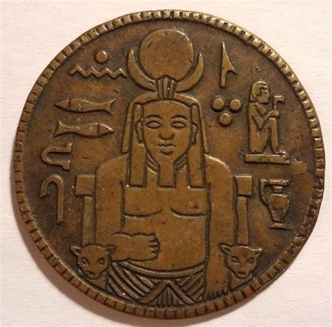 Egyptian Pyramids Sphinx Pharaoh Good Luck Style Egypt Souvenir Token