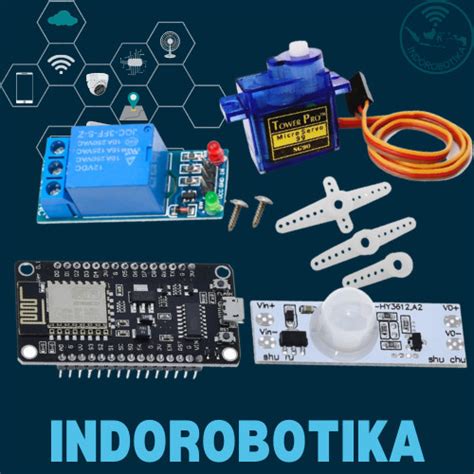 Jual Iot Controller Bot Telegram Wifi Nodemcu Sensor Pir Servo Relay Kota Tangerang