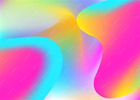 Premium Vector Fluid Shape Background With Liquid Dynamic Elements