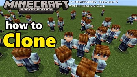How To Clone Yourself Minecraft Pe 0160 Add On Modification