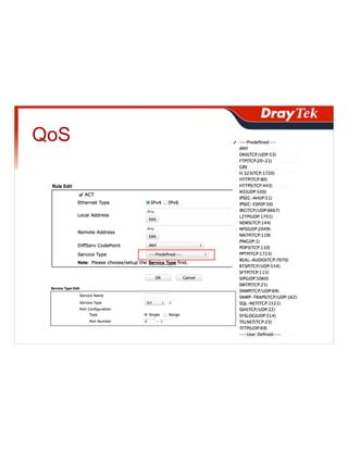 Additional Material DrayTek Training Bandwidth Management PDF