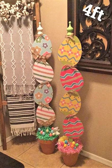 50 Easy Diy Dollar Tree Outdoor Easter Decorations And Crafts For The Home Easter Diy Diy