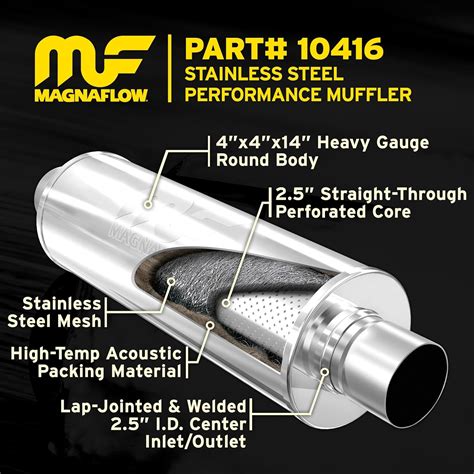 Magnaflow Performance Exhaust Muffler 10416 User Manual