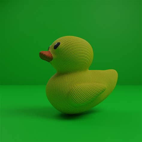 🦆 Knitted Duck Cute 3d Printed Design・ 3d File For 3d Printing・cults