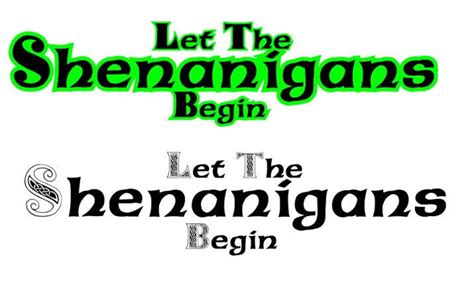 Let The Shenanigans Begin Svg And Png Graphics Etsy