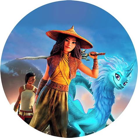 Painel Redondo Em Tecido Princesa Raya 130m Elo7