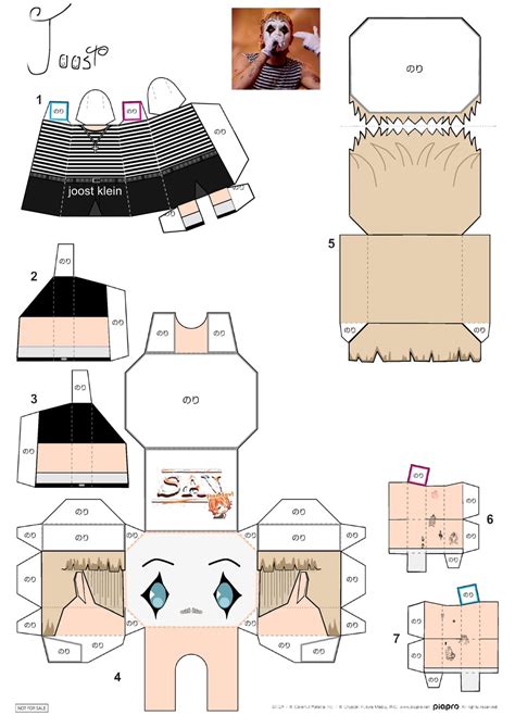 Papercraft People Templates Fall Guy Fall Guys Pixel Papercraft