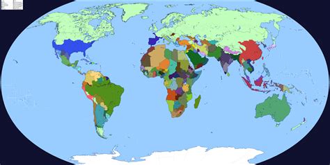 2200 Political Map And Severe Depopulation Map Rimaginarymaps