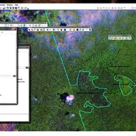 Visual Interpretation Of Forest Stratification On Gis The Red Arrow