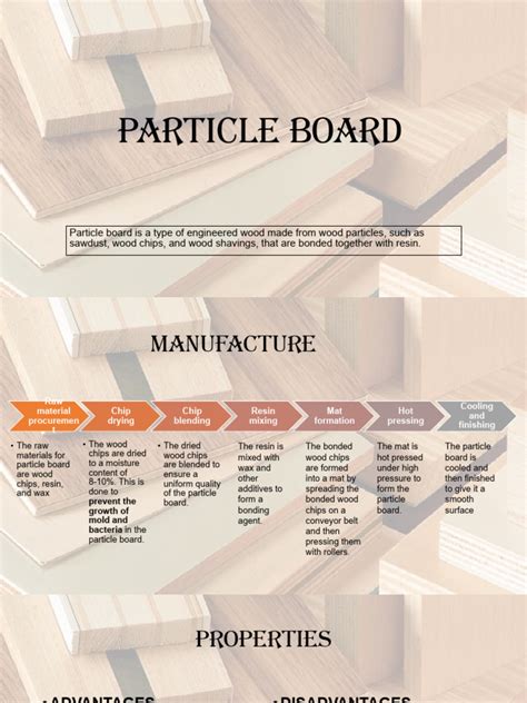 Particle Board 1 1 Pdf Cabinetry Wood