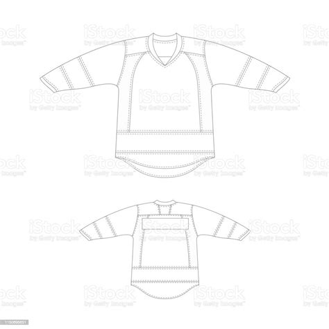 Template Hockey Jersey Design Stock Illustration Download Image Now