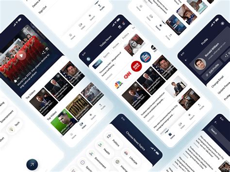 News App Design Behance