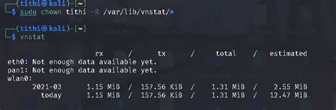 how to install and use vnstat network traffic monitoring tool in linux