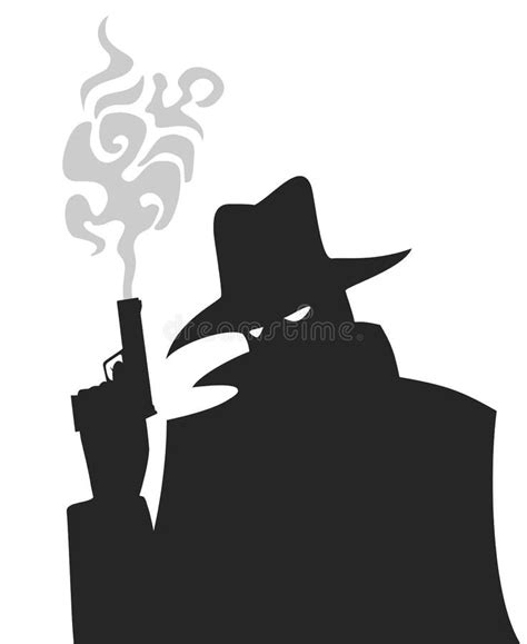 Creative Design Of Mystery Assassin Draw Stock Vector Illustration Of