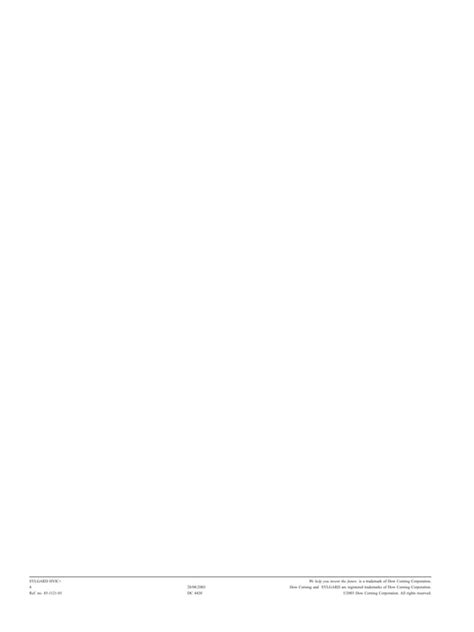 Sylgard Hvic Plus Pds Pdf Home Appliances Home And Garden