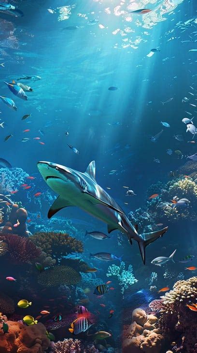 Shark Aquarium Wallpaper