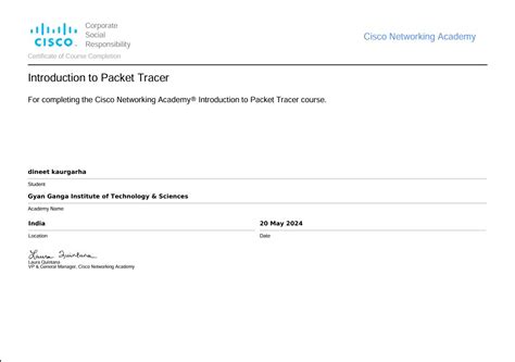 Dineet Kaur Garha On Linkedin Aicteinternship Packettracer