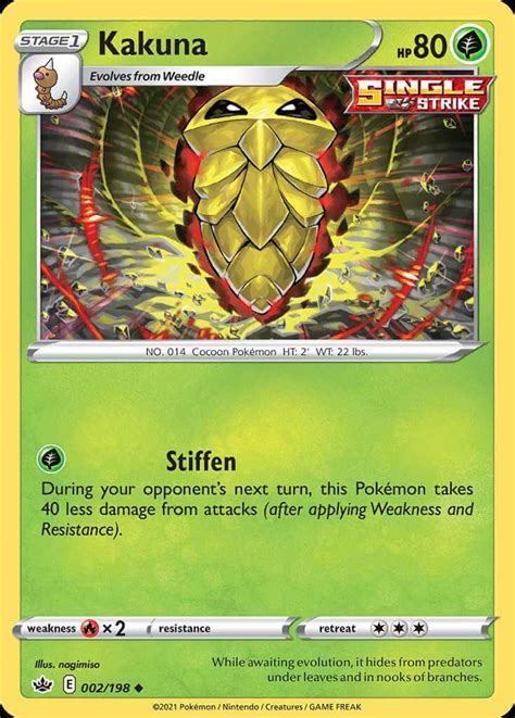 Kakuna Swsh6 2 Pokémon Card Database Pokemoncard