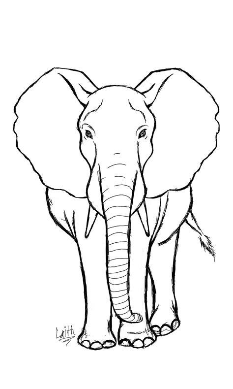 فيل 🐘 Elephant 🐘 Elephant Drawing Elephant Sketch Art Drawings Simple