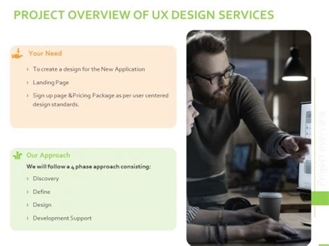 Customer Experience Interface Project Overview Of Ux Design Services Ppt Powerpoint Presentation