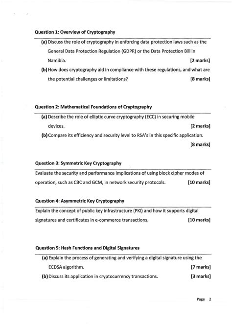 Apc811s Applied Cryptography 2nd Opp July 2024 Nust Past