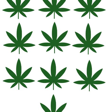 Pot Leaf Decals Etsy