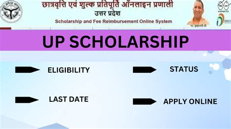Up Scholarship 2025 Registration Apply Online Form Eligibility Last