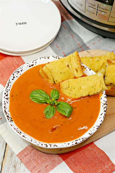 Instant Pot Tomato Basil Soup Easy Instant Pot Dinners