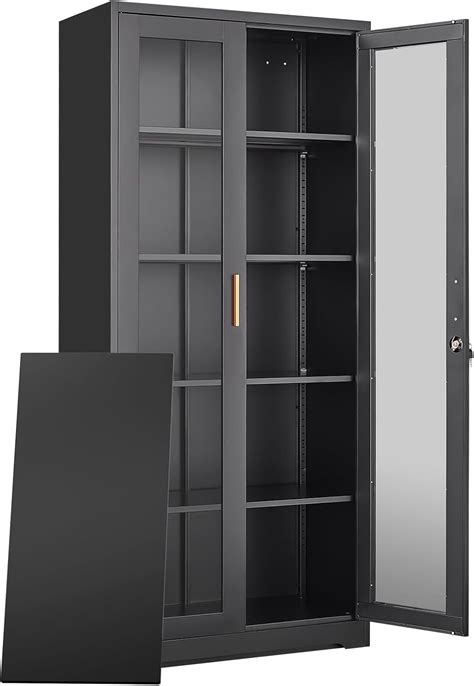 71glass Display Cabinet Black Curio Cabinet With Nepal Ubuy