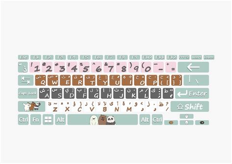 اليكس ستور ستيكر أشكال حماية لكيبورد اللاب توب