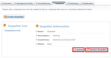 How To Create Flexcloud Snapshot Hostway Help Center