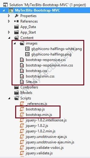 Bootstrap With ASP NET MVC 4 Step By Step Without NuGet Package My Tec Bits