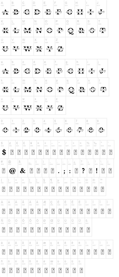 Shelana Monogram Split Font