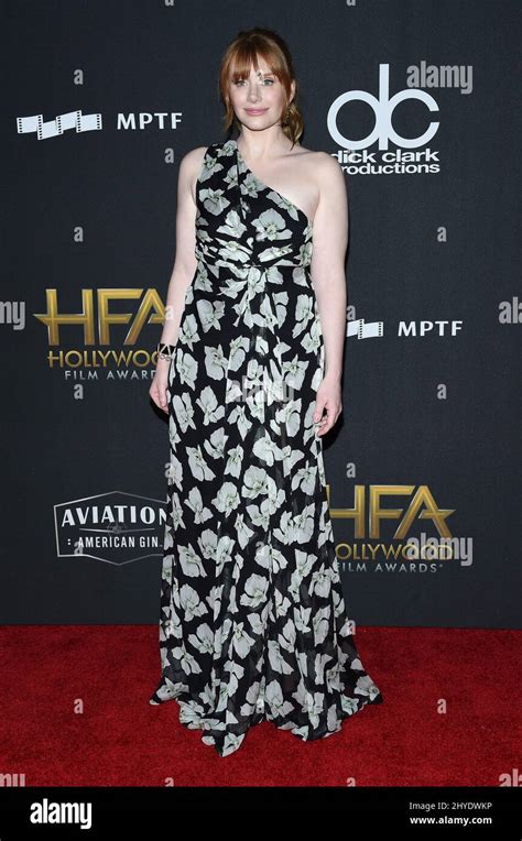 Bryce Dallas Howard Attending The 21st Annual Hollywood Film Awards Held At The Beverly Hilton