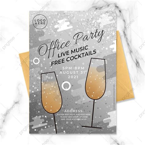 Office Cocktail Party Invitation